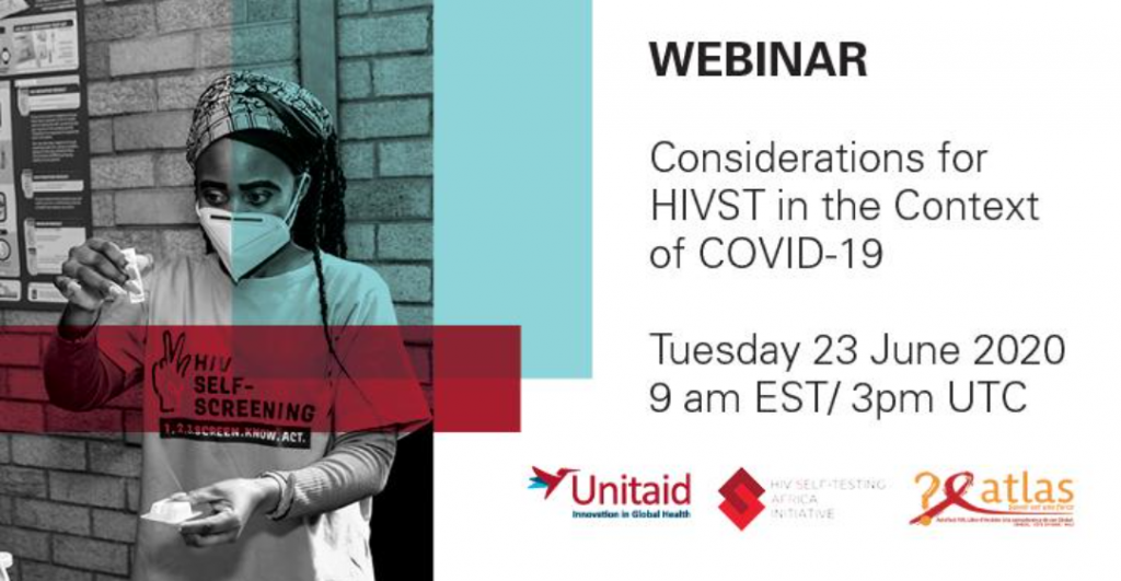 Webinar Series : HIV Self-testing during COVID-19 - Share-Net Netherlands